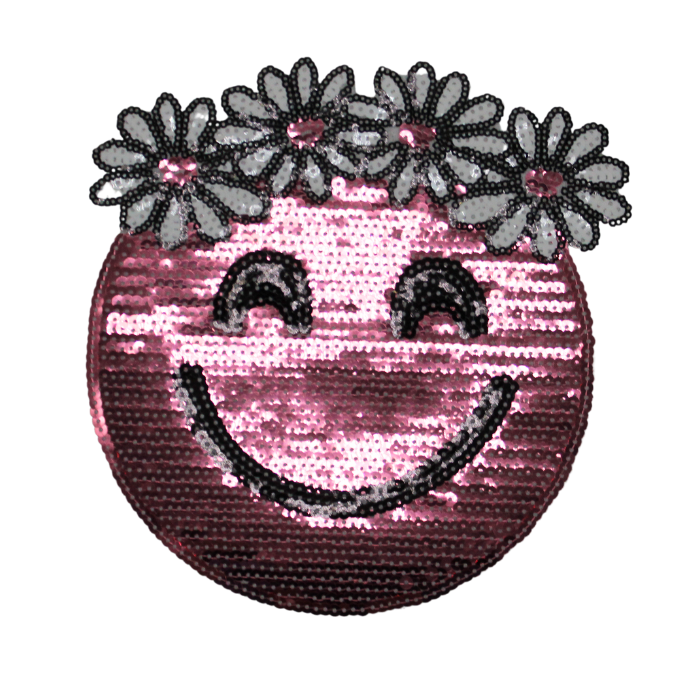 Smile Crown Patch (Large/Sequin) – American HTV Supply - Dallas