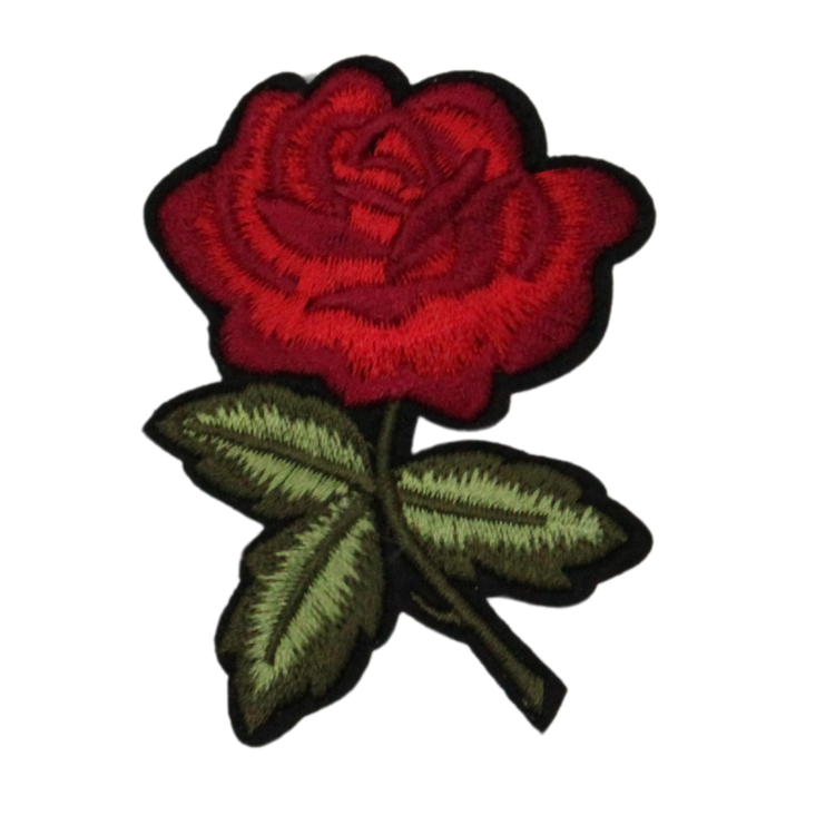 Red Rose Patch (Small/Embroidery) – American HTV Supply - Dallas
