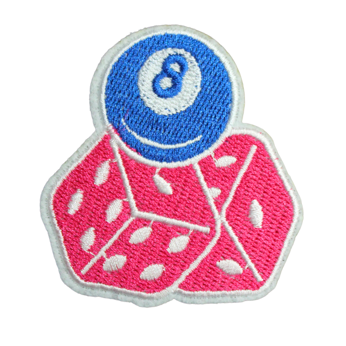 8 Ball Dice Patch (Small/Embroidery) – American HTV Supply - Dallas