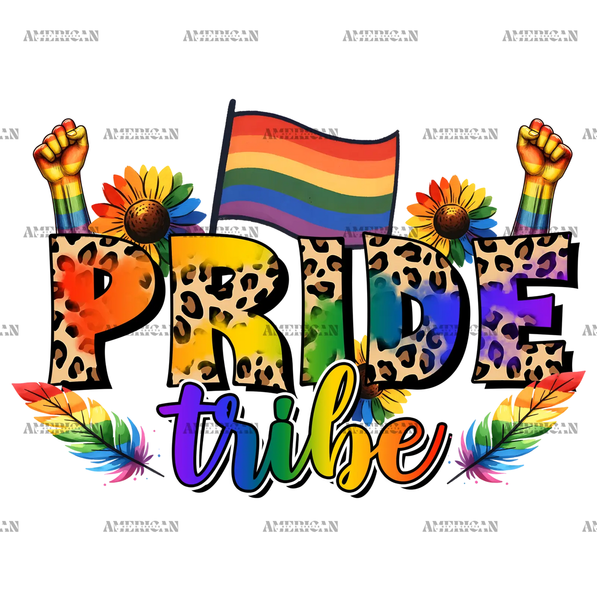 Pride Tribe-2 DTF Transfer – American HTV Supply - Dallas