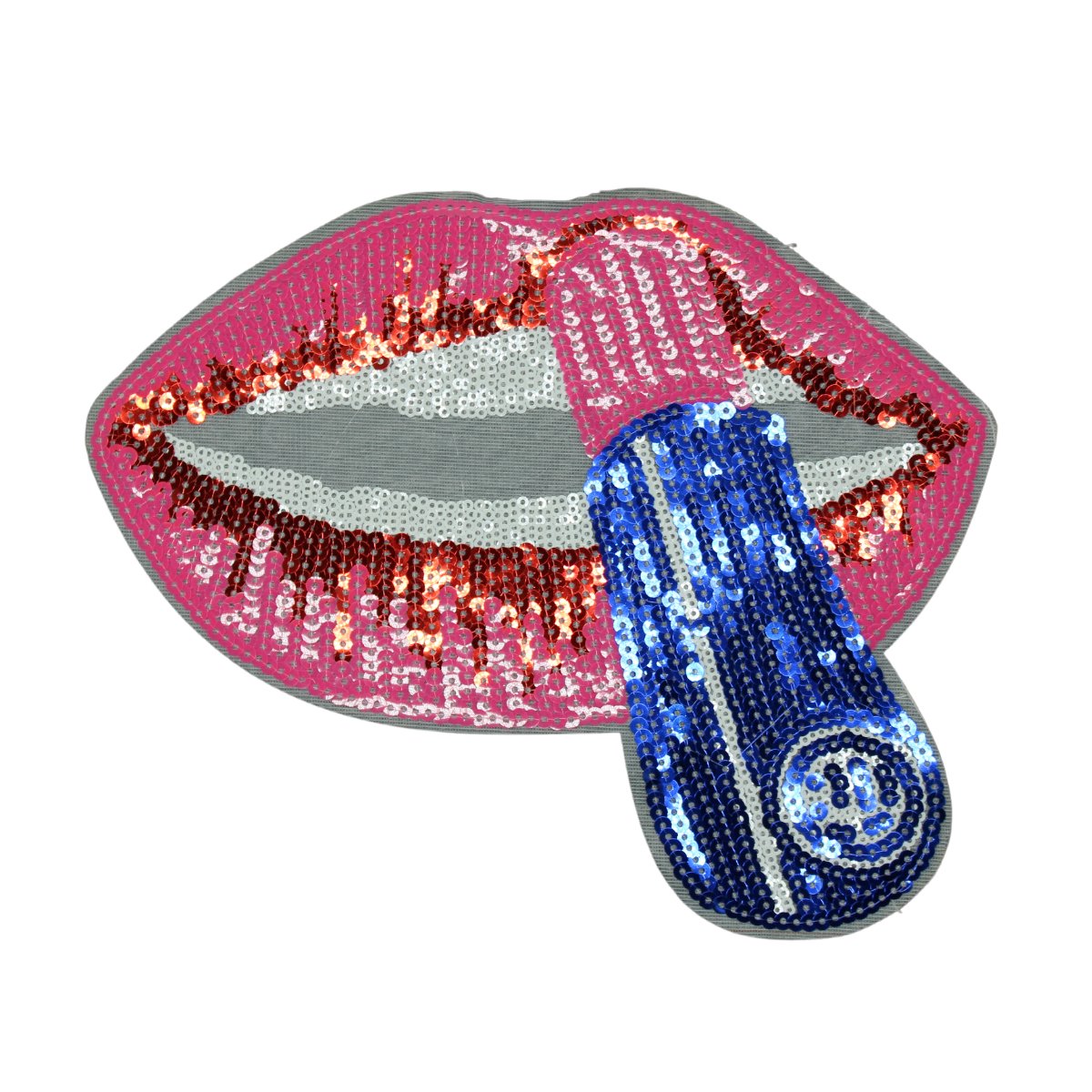 Lipstick And Lips Patch (Large/Sequin) – American HTV Supply - Dallas
