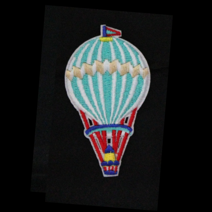 Hot Air Balloon Patch(Small/Embroidery) – American HTV Supply