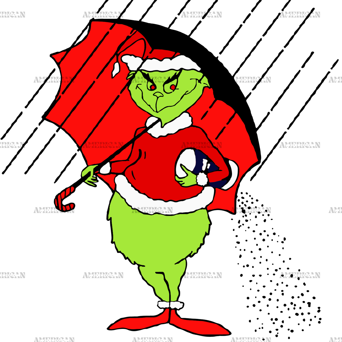 Dont Be A Salty Grinch DTF Transfer – American HTV Supply - Dallas